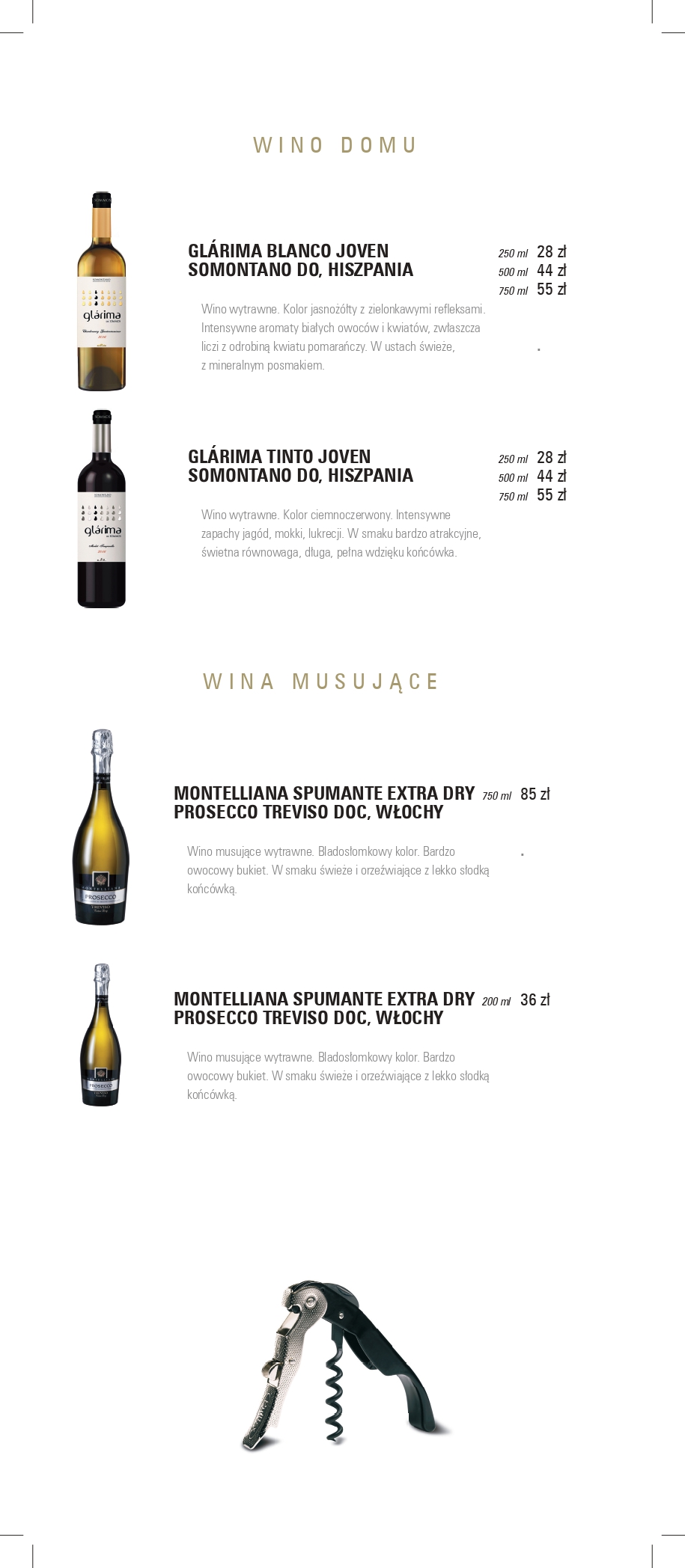Menu – Restauracja Klasyk